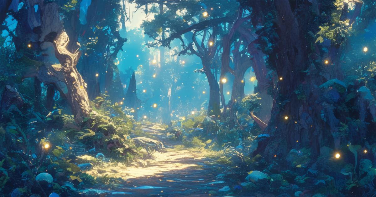4k HD Wallpaper: Ghibli-Inspired Enchanted Forest Path