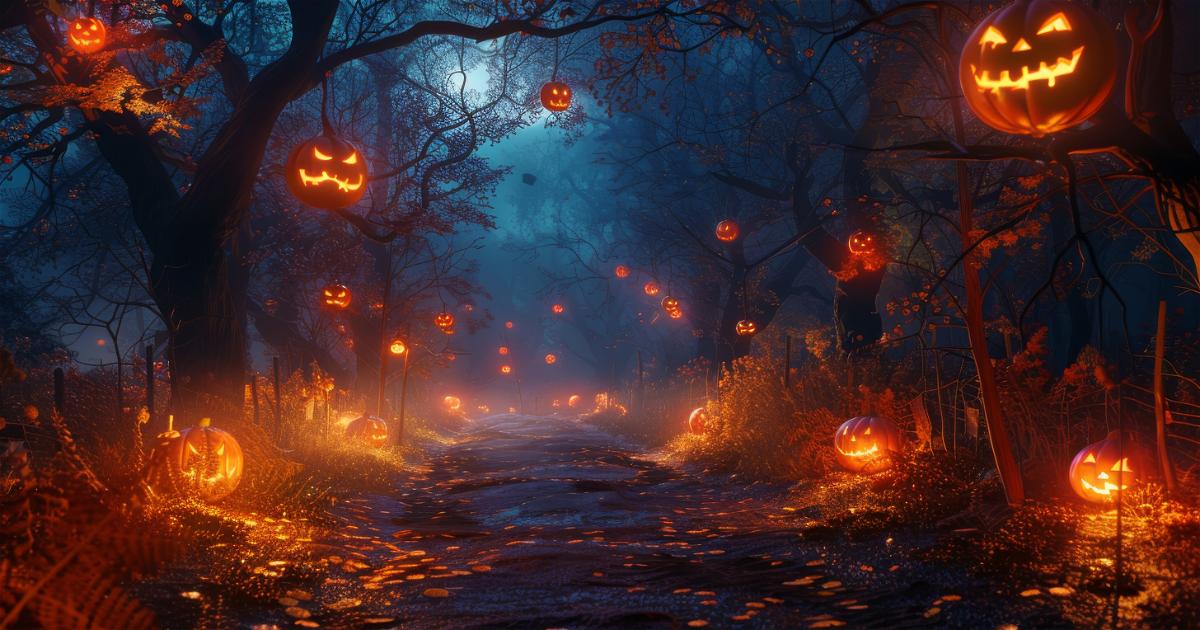 4k HD Wallpaper: Spooky Halloween Background