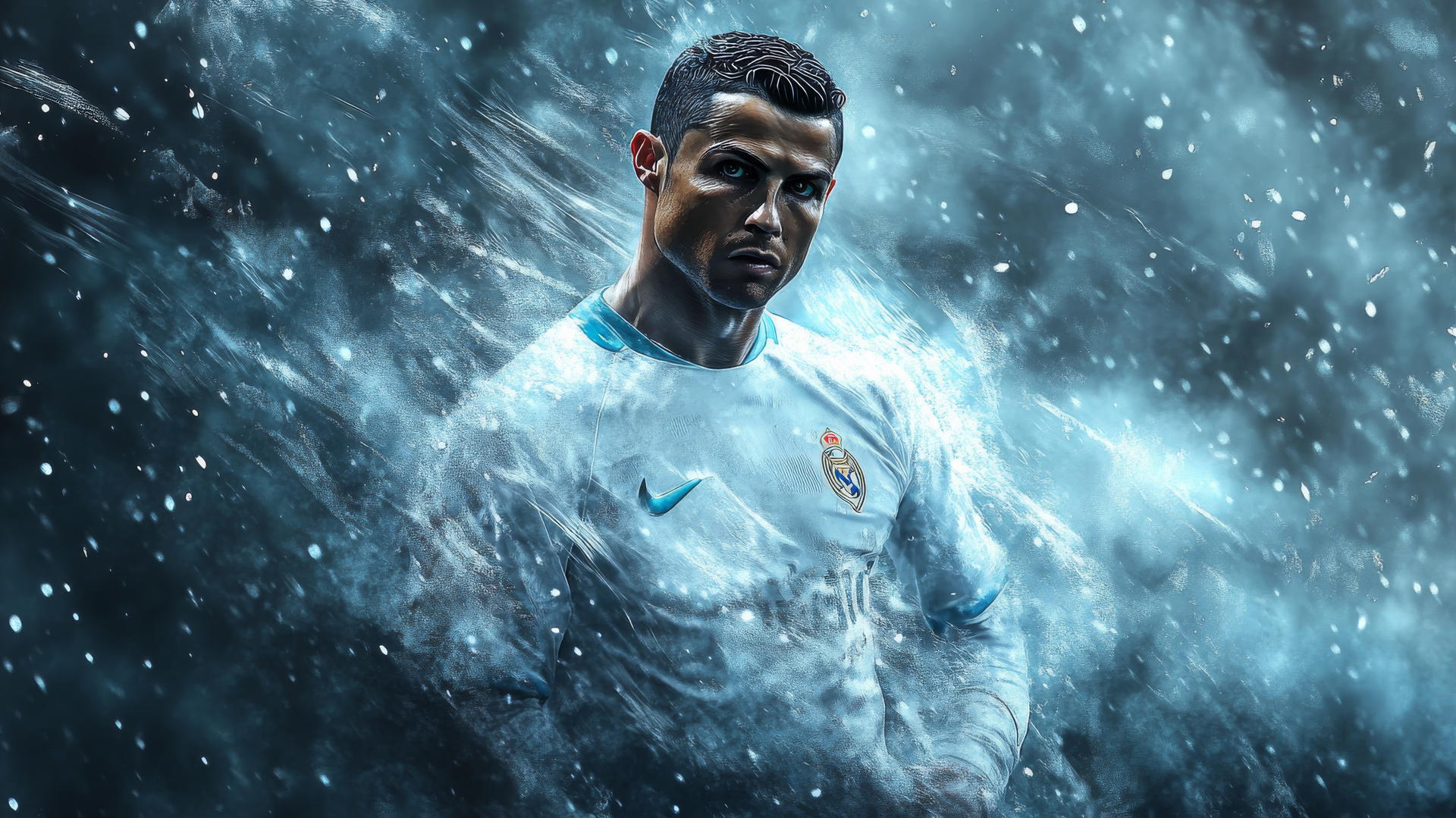 4k HD Wallpaper: Cristiano Ronaldo 4k Wallpaper - Winter Landscape