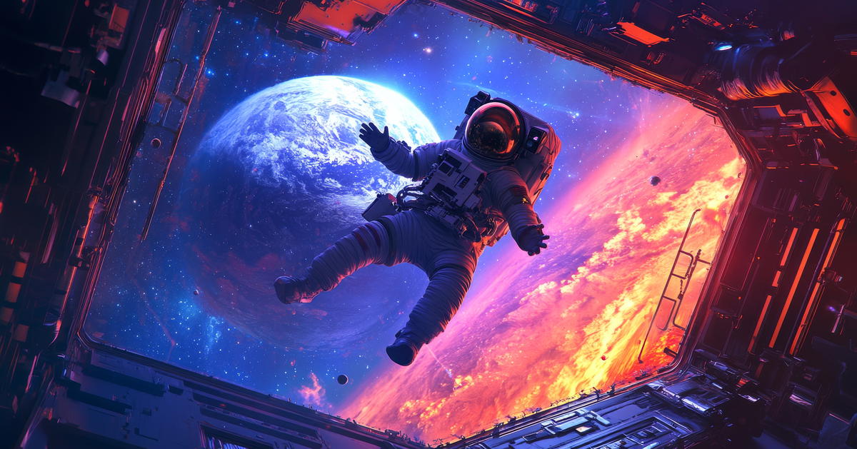 4k HD Wallpaper: Cool Wallpapers for Boys: Young Astronaut in Space