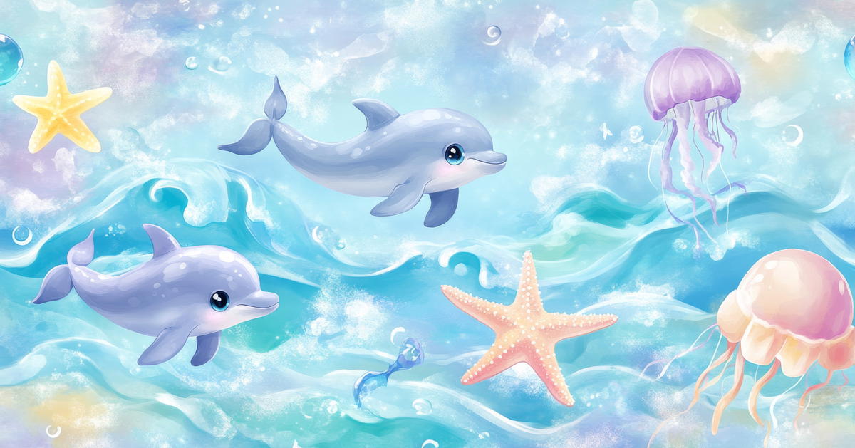 4K HD Wallpapers: cute cartoon sea creatures