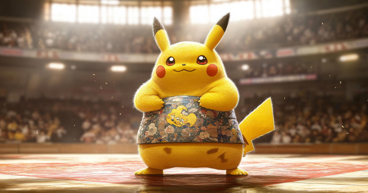 Fondo de Pantalla 4K HD: Pikachu Sumo