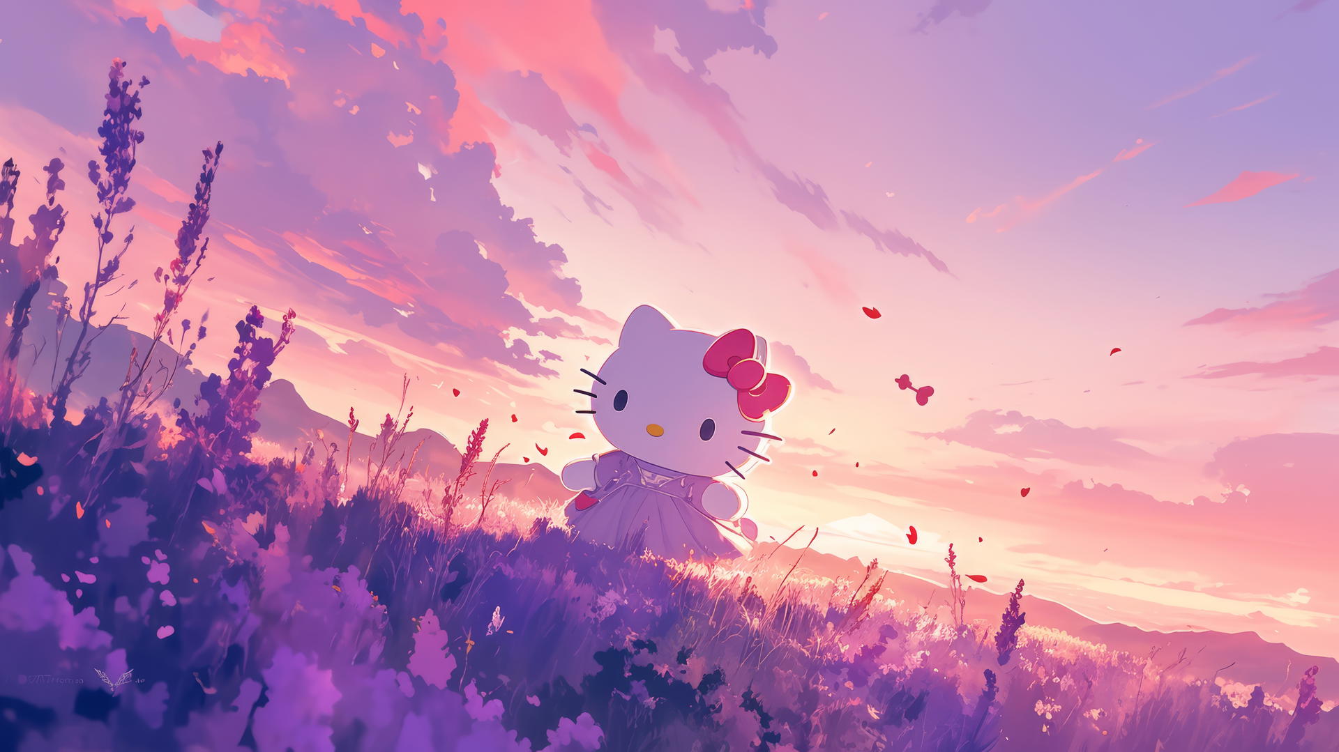 Fondos de Pantalla 4K HD: fondo adorable de Hello Kitty