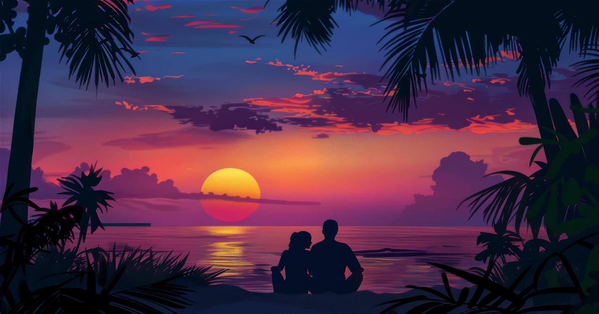 4k HD Wallpaper: Pixar-Inspired Sunset Silhouettes