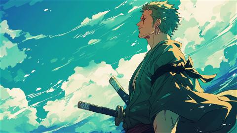 4k HD Wallpaper: Roronoa Zoro Through A Child's Eyes
