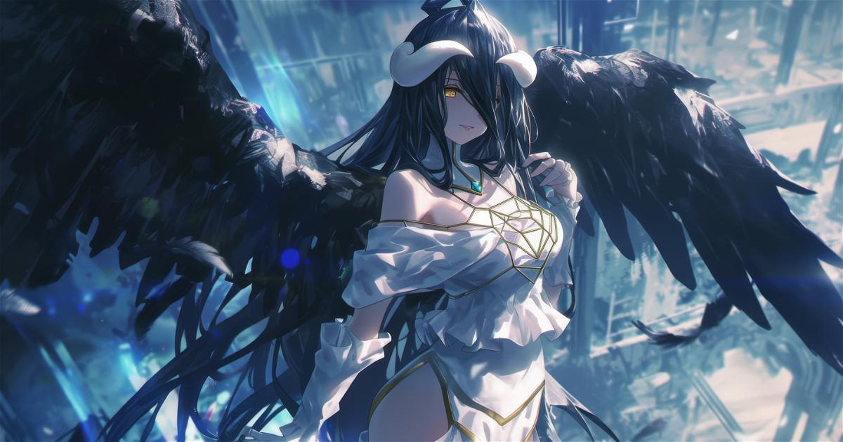 4k HD Wallpaper: Albedo from Overlord Image