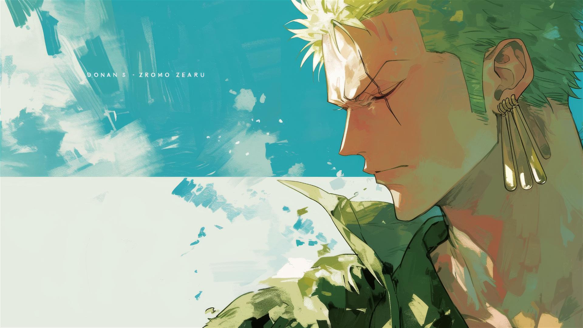 4k HD Wallpaper: Roronoa Zoro Through A Child's Eyes