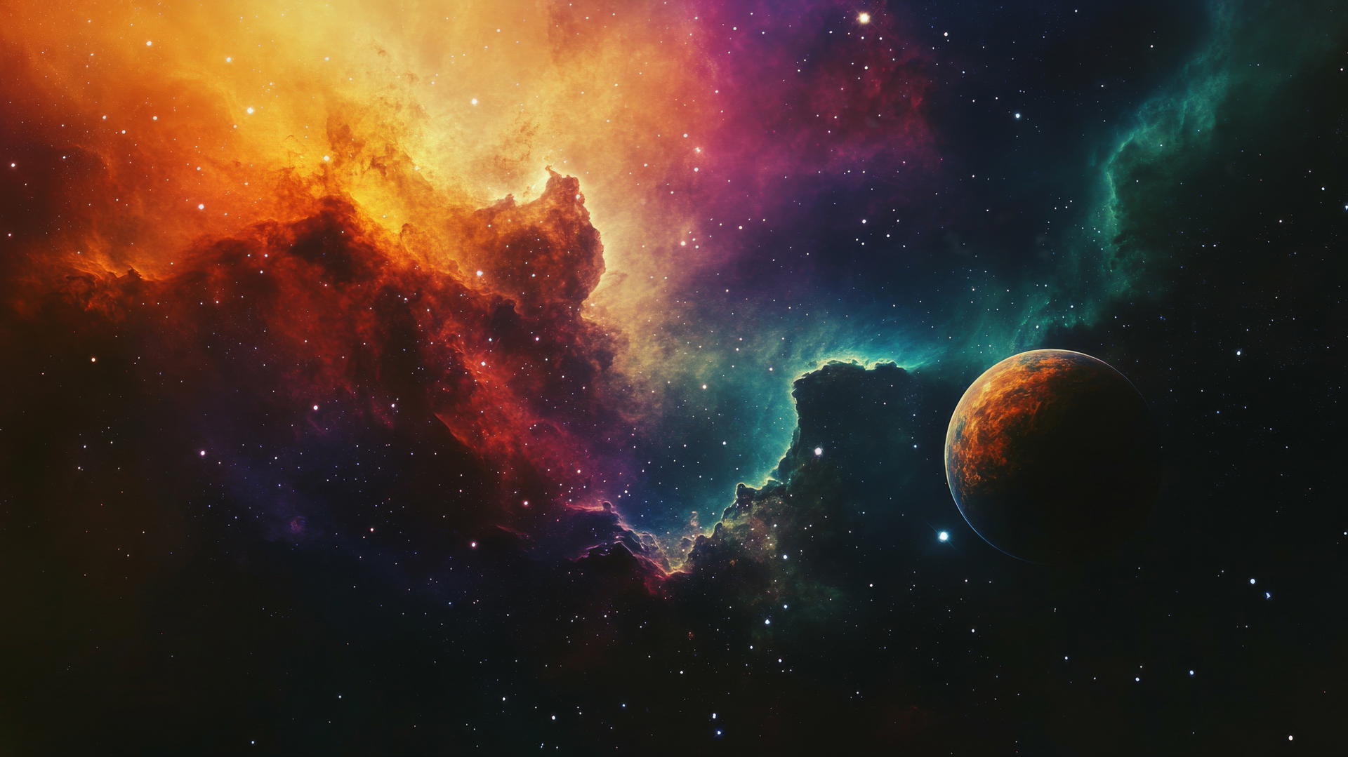 4k HD Wallpaper: Cool Wallpapers 4K: Stunning Outer Space View